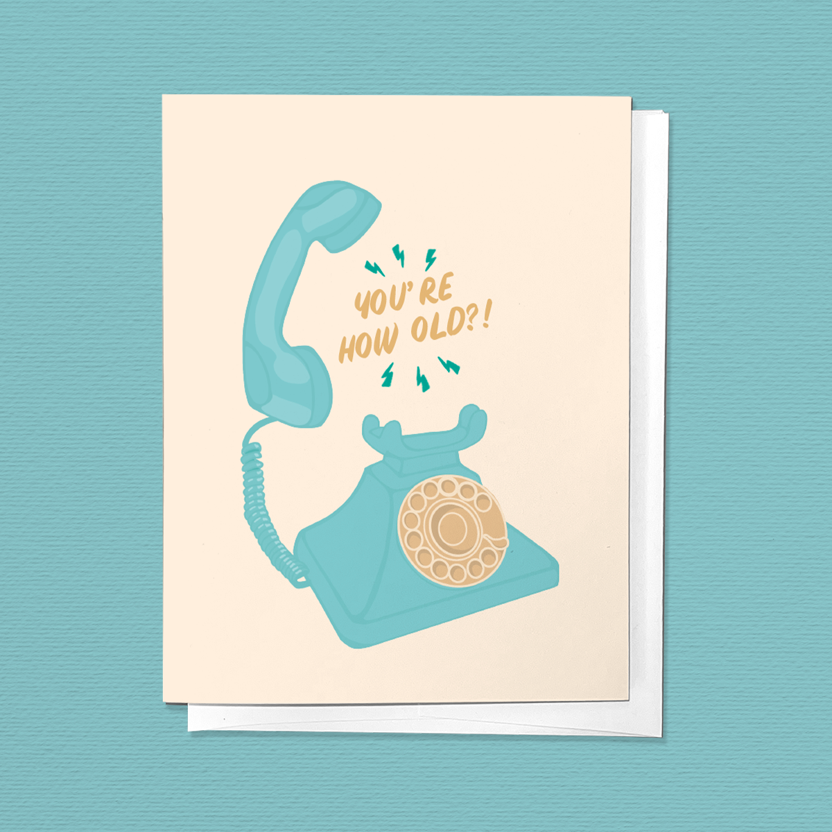 Rotary Phone Birthday Greeting Card – ParcelIsland