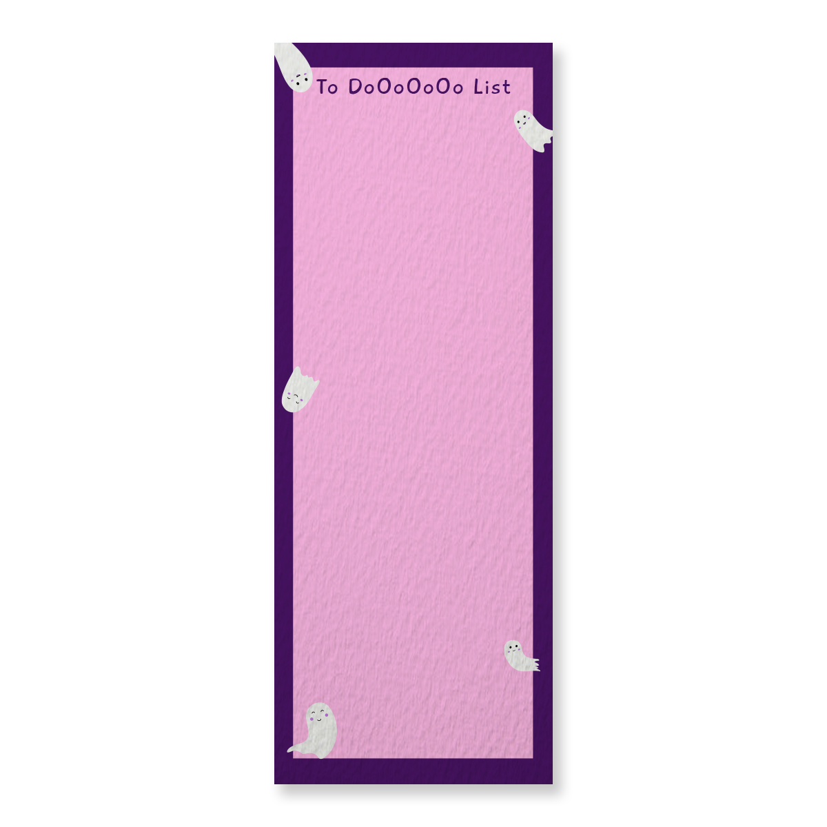 To-Dooo List, Spooky Ghost Illustration Funny Notepad – ParcelIsland
