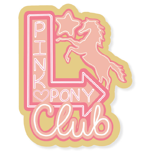 Pink Pony Club | Chapelle Roan Pop Culture Vinyl Sticker – ParcelIsland